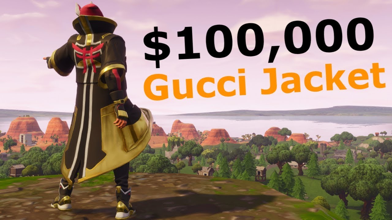 *NEW* $100,000 Gucci Jacket | Fortnite Battle Royale - YouTube