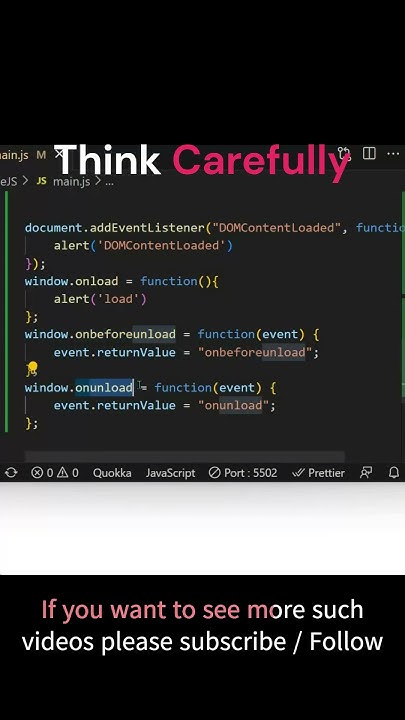 Every Developer should know these lifecycle events in javascript # ...