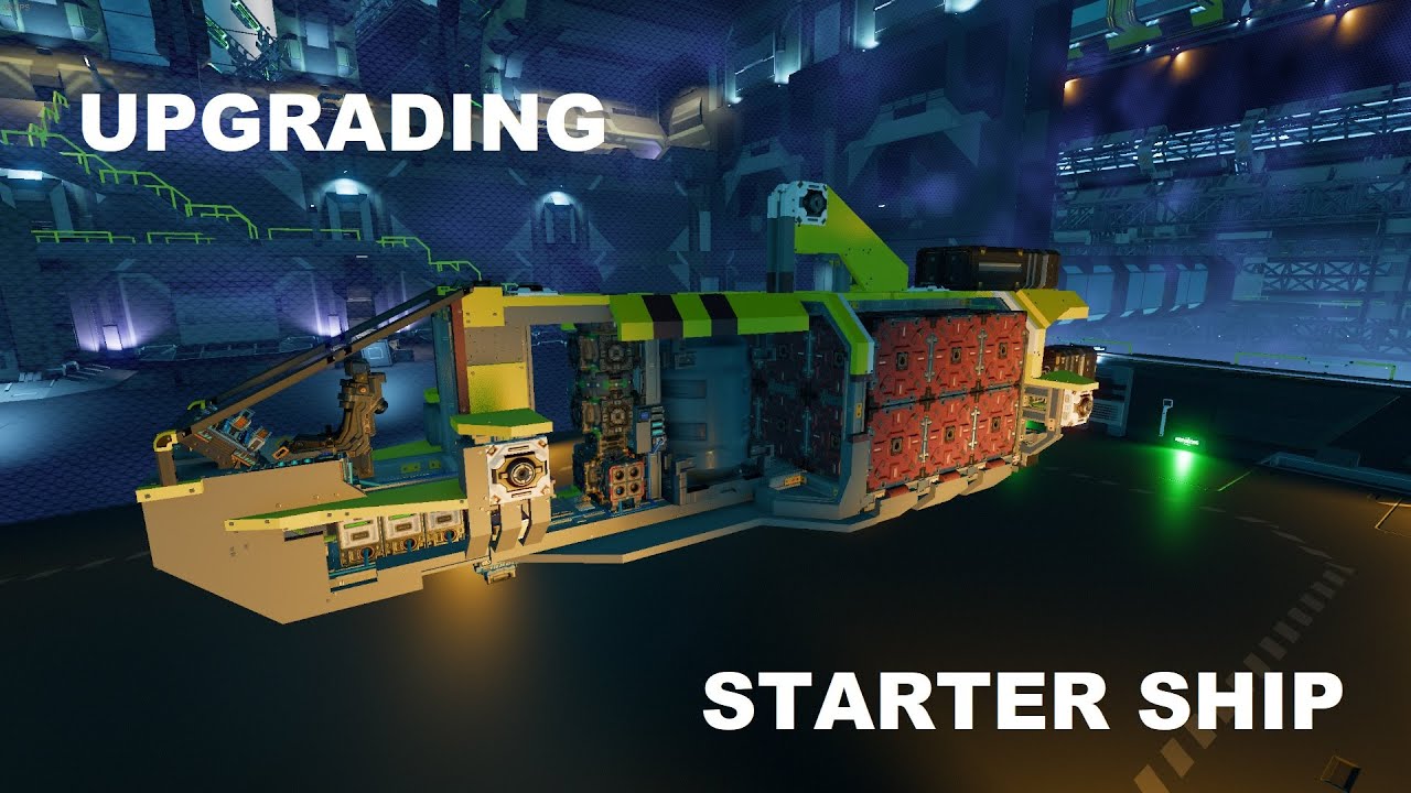 (OUTDATED) Upgrading the starter ship - fast and easy - Starbase - YouTube