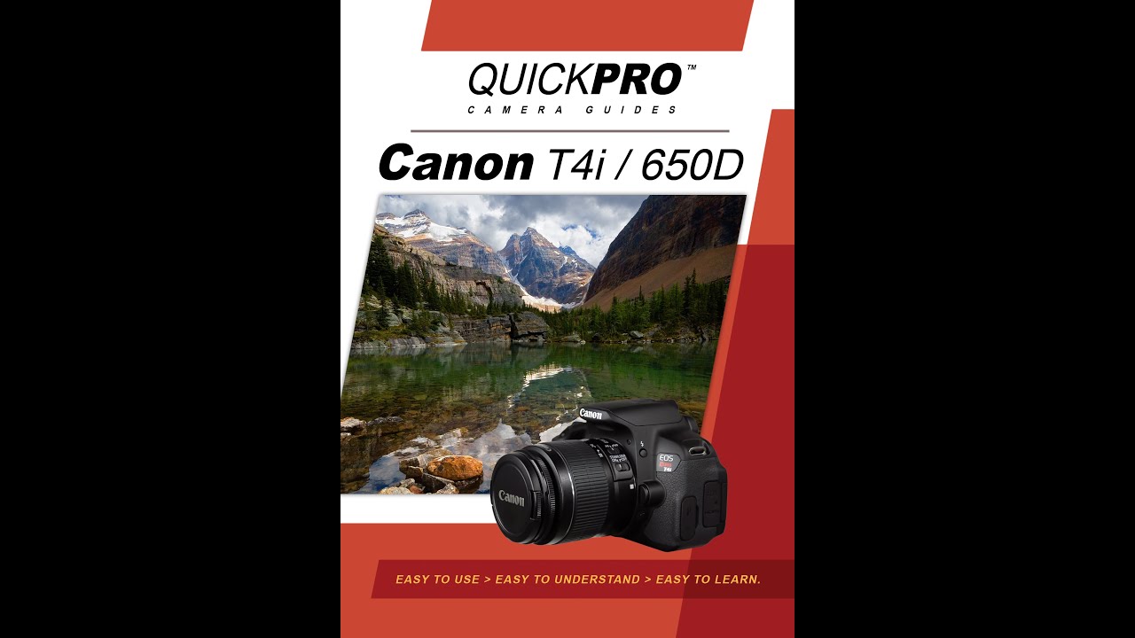 Canon T4i Instructional Guide By Quickpro Camera Guides - YouTube