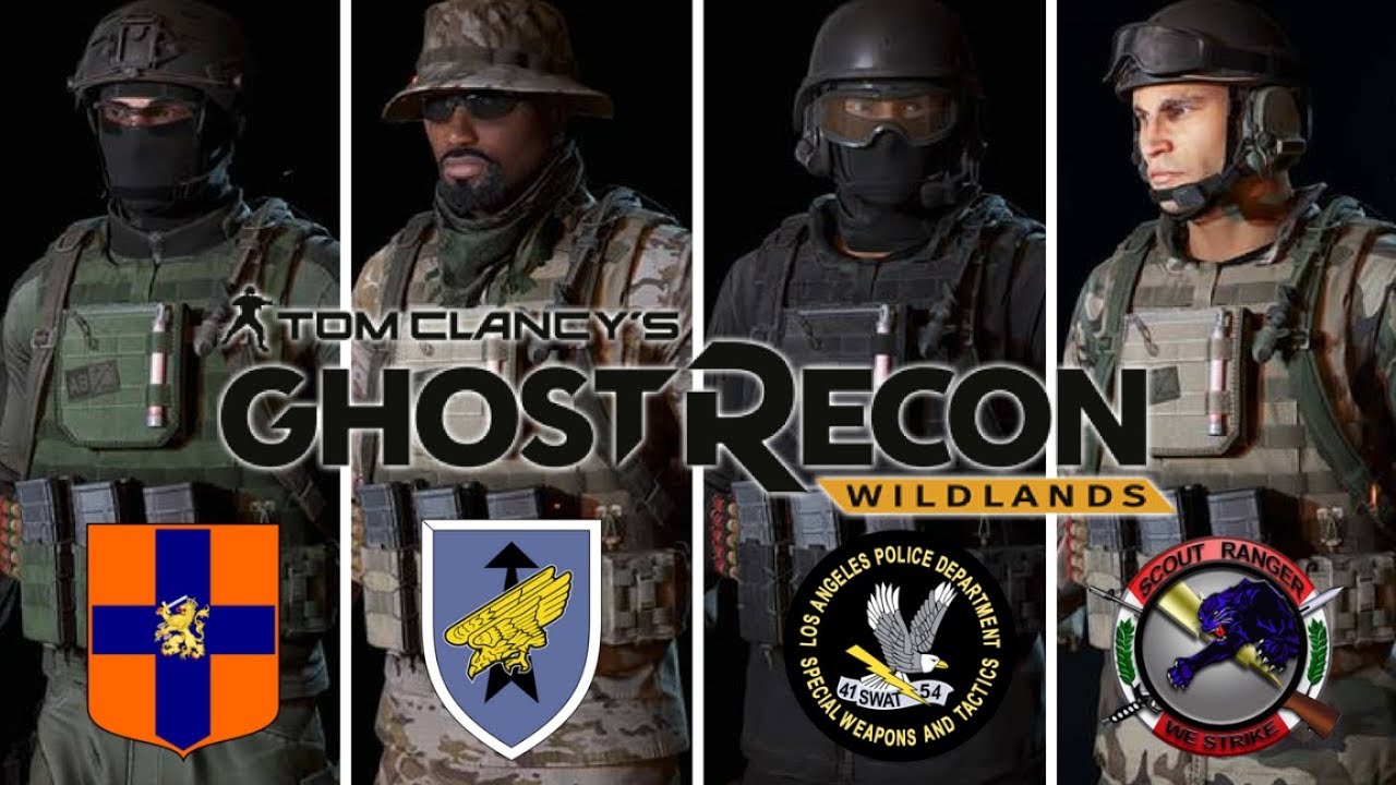 Ghost Recon Wildlands: Special Forces Uniforms: Dutch Marines, KSK, U.S ...