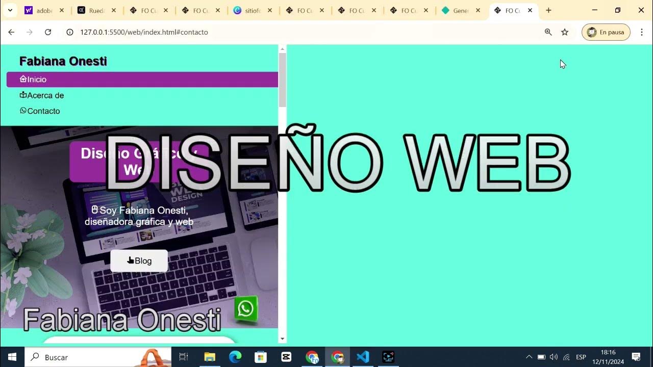 Cómo poner el logo de whatsapp en tu web con html y css - YouTube