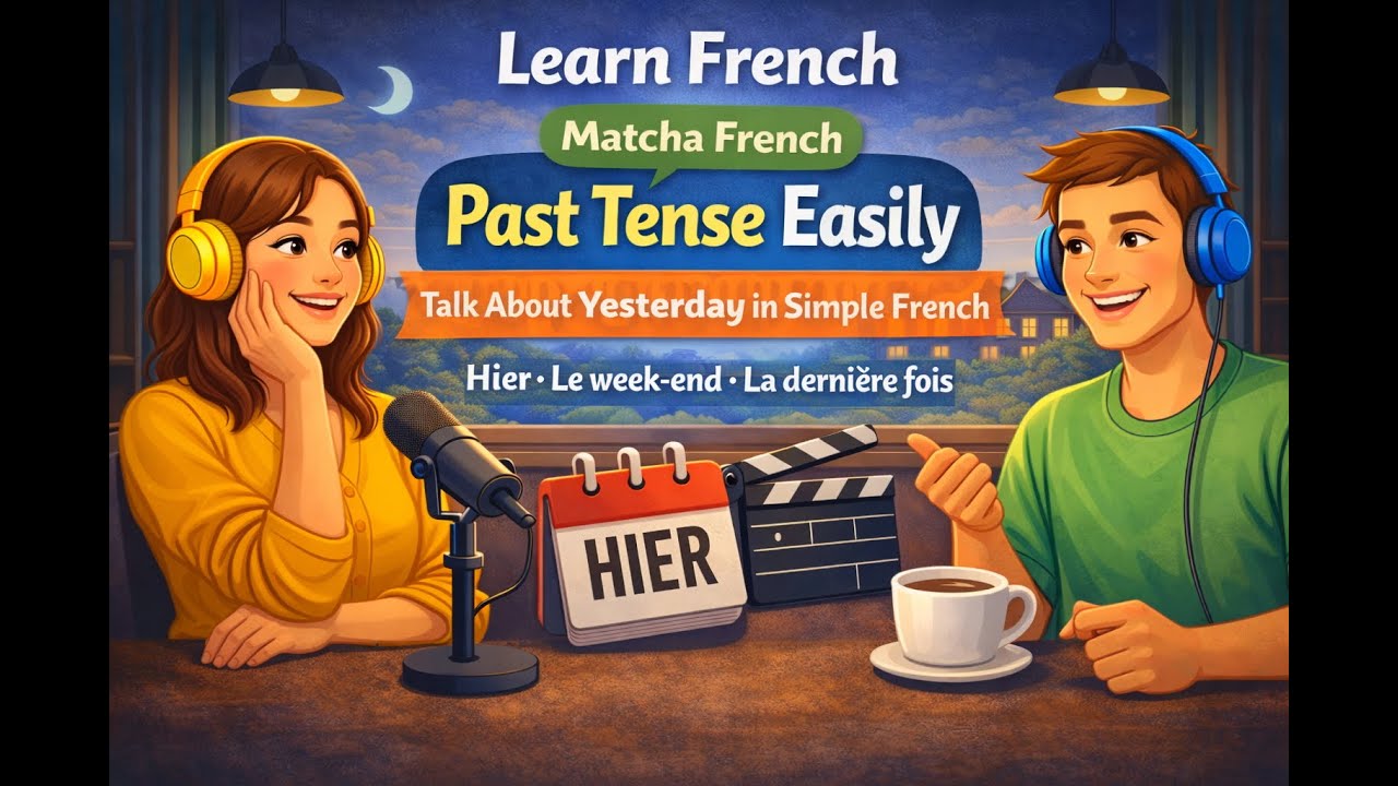 Learn French Past Tense Easily | Talk About Yesterday in Simple French ...