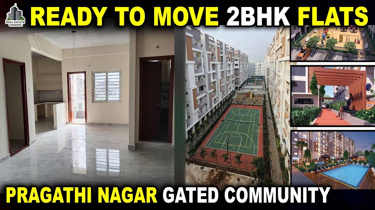 Pragathi Nagar Ready To Move 2bhk Flats Sale In Gated Community | PRAGATHI'S RAGHUPATHI COUNTY ...