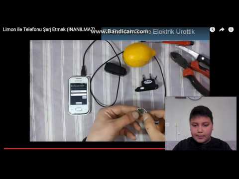 LİMON İLE TELEFON ŞARJ ETMEK MÜMKÜNMÜ???