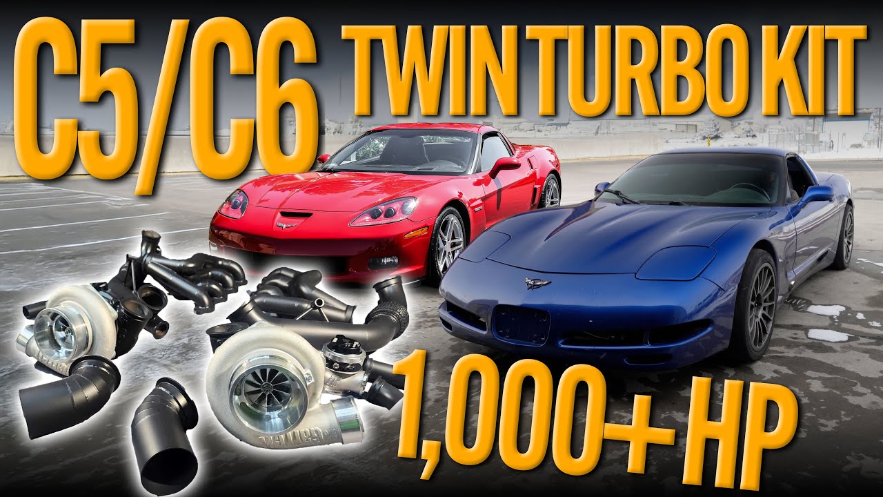 STREET TEST/DYNO - C5/C6 Mirrored Twin Turbo Kit - YouTube