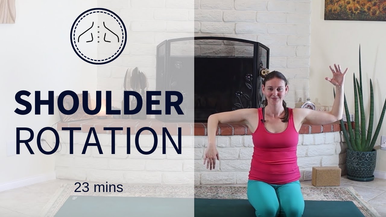 Shoulder Rotation Practice | Yoga For Shoulders | Shoulder Internal ...