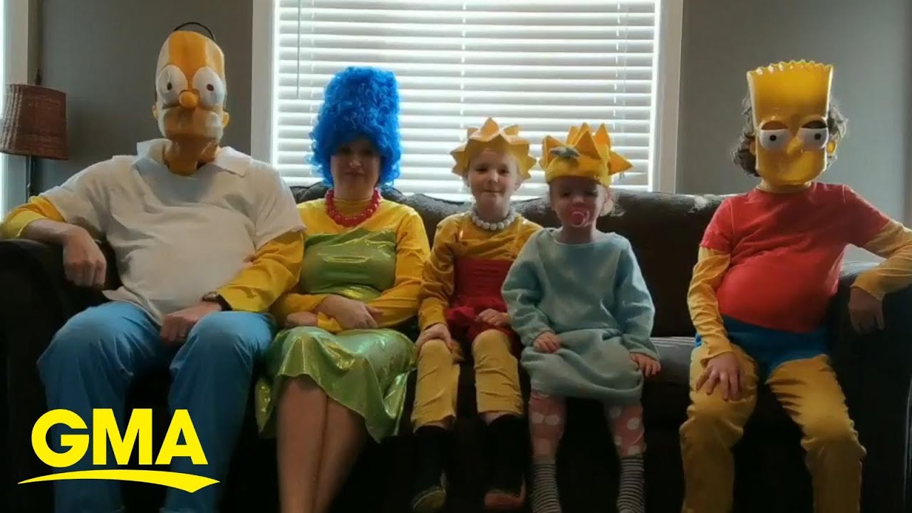 This family re-created ‘The Simpsons’ opening credits - YouTube