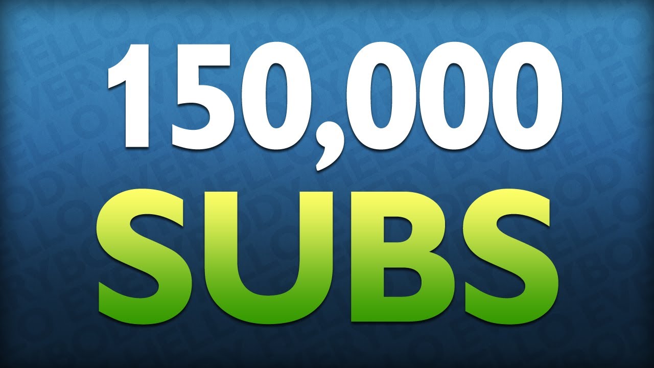 150,000 Subscriber Stream & Thank You! - YouTube