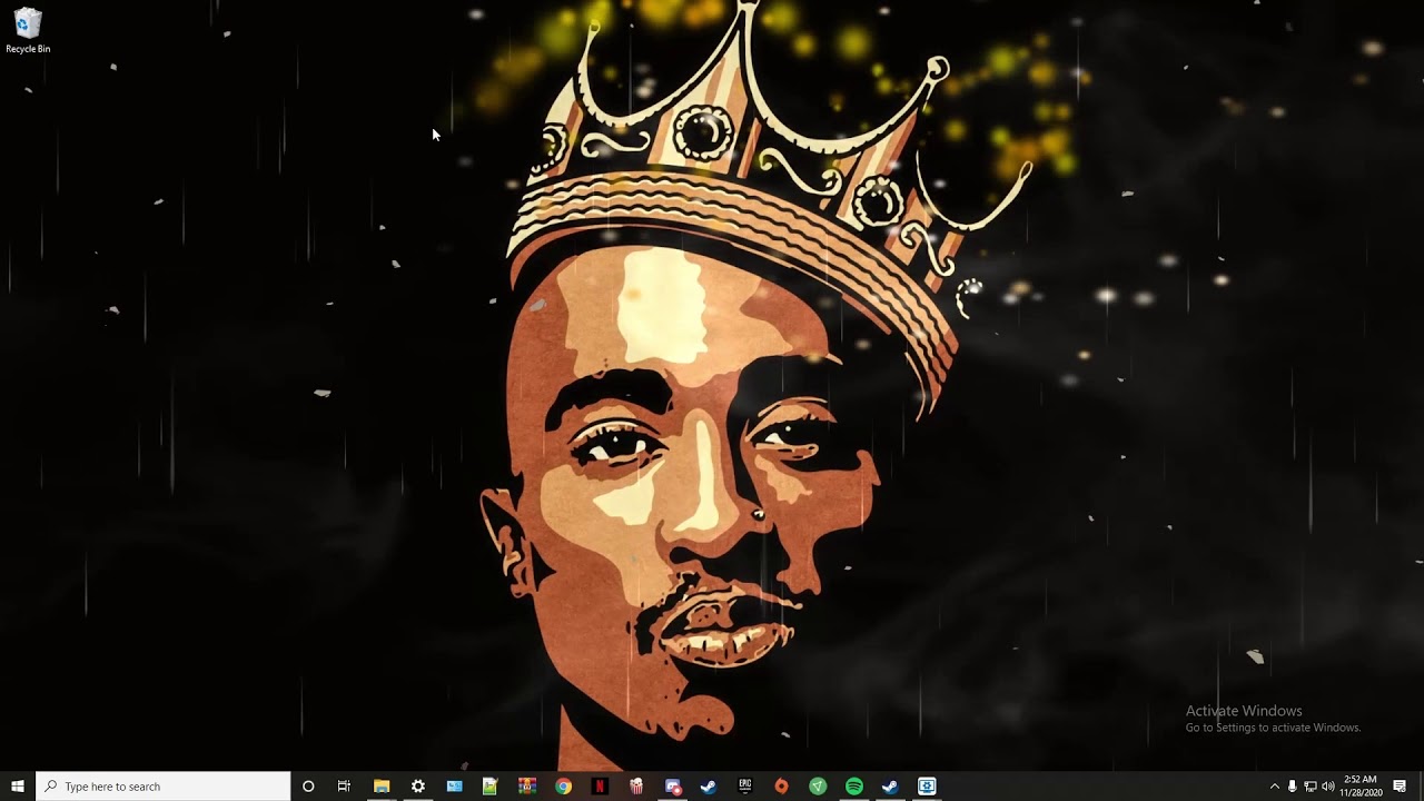 Tupac Shakur Live Wallpaper (Wallpaper Engine Steam) - YouTube