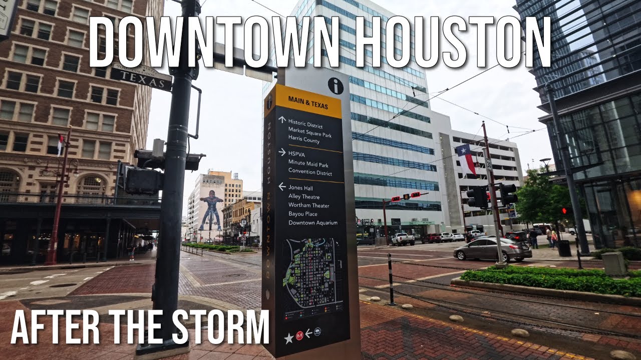 Houston after the May 2024 derecho windstorm! Drive and walk with me ...