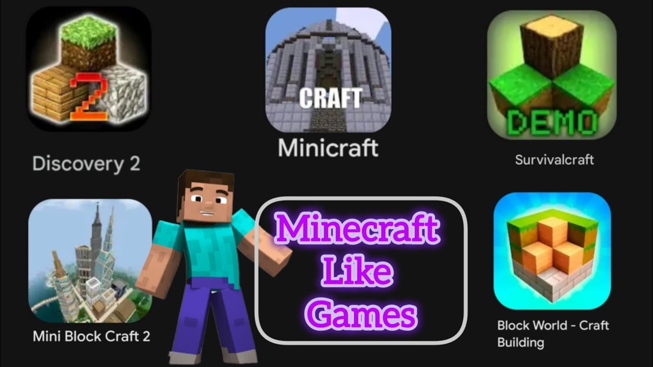Minecraft like games - YouTube