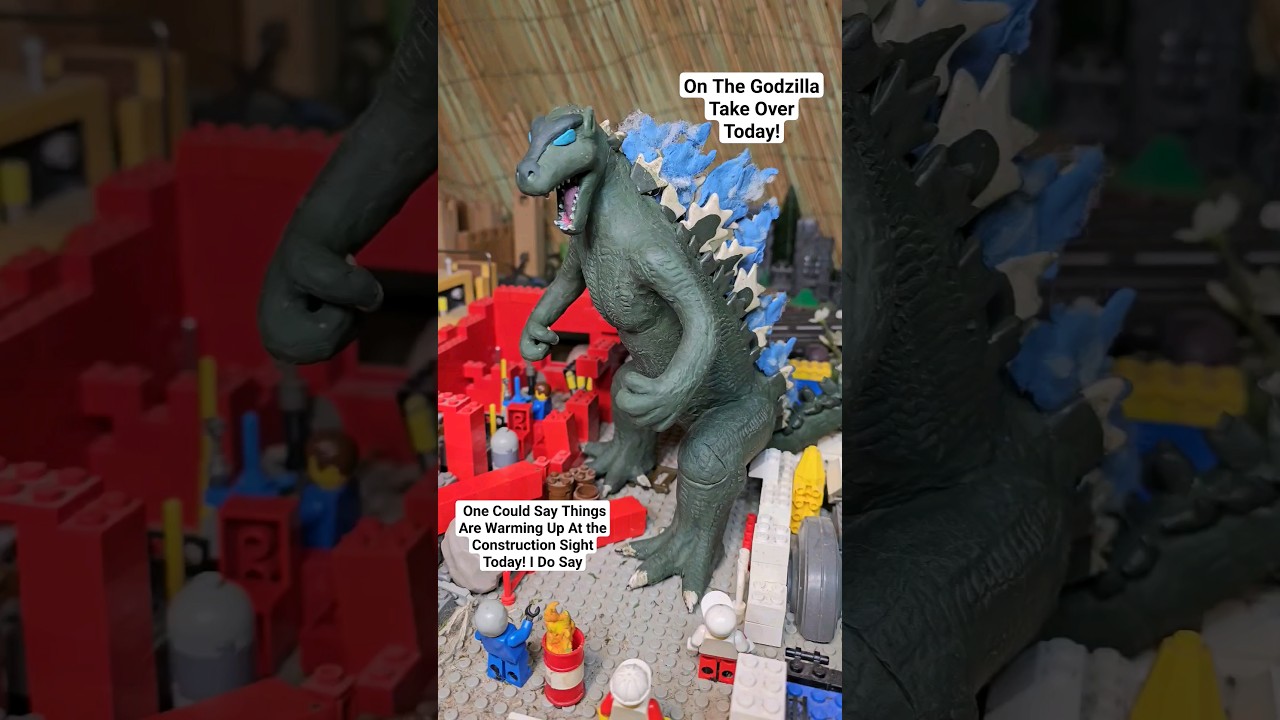 Godzilla Stop Motion Take Over - The King Of The Monsters Atomic Breath ...