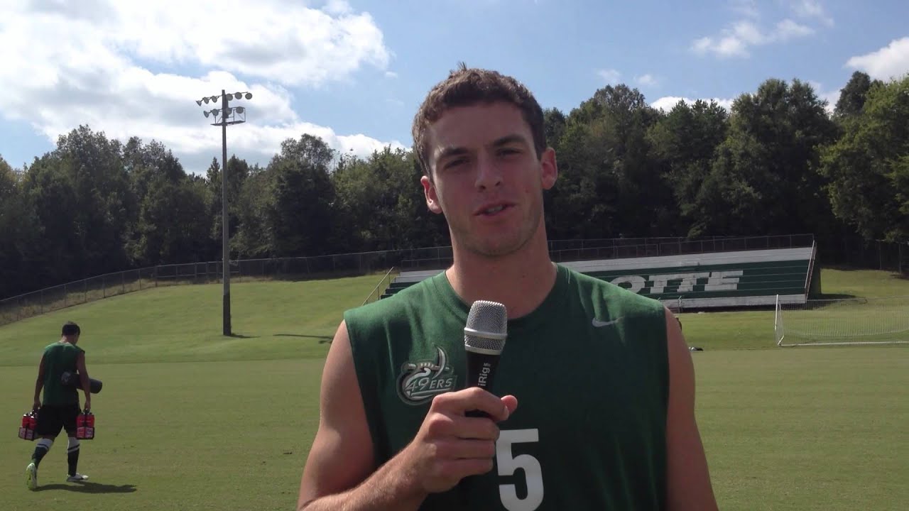 Charlotte 49ers men's soccer senior Thomas Allen talks about the 49ers ...