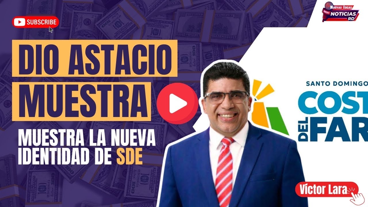 DIO ASTACIO MUESTRA LA NUEVA CARA DE SDE - YouTube