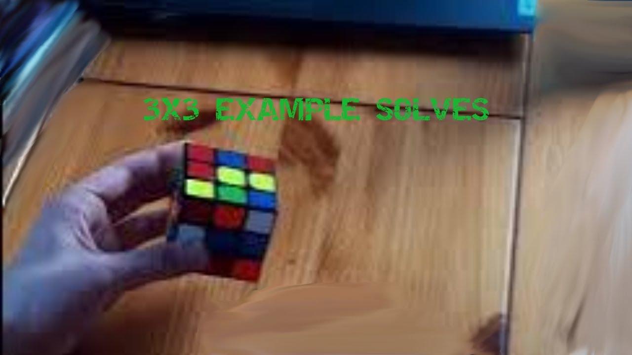 In Depth 3x3 CFOP Example Solves - YouTube