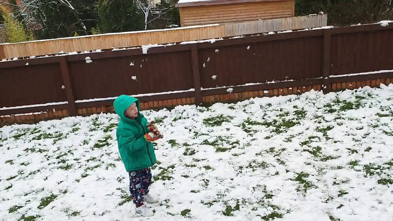 It's freezing cold today but the kids are making the most of the little ...