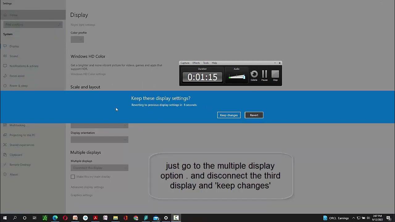 Remove Ghost monitor settings - YouTube
