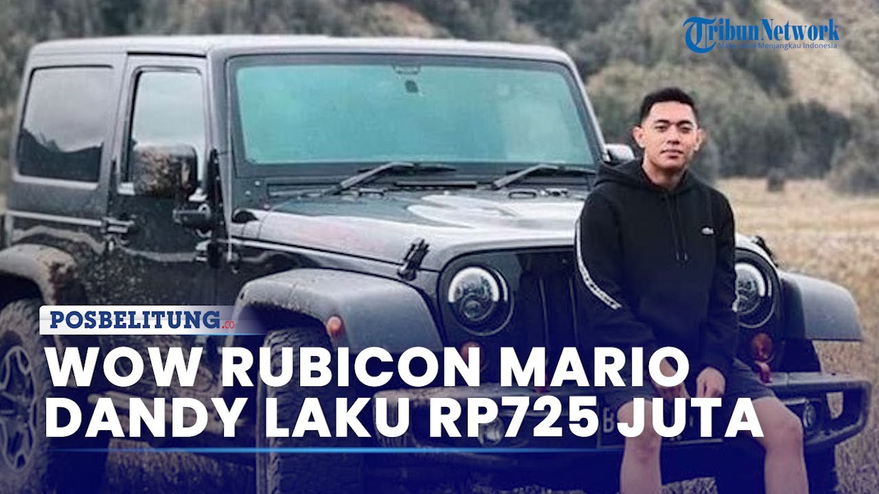 Wow Rubicon Mario Dandy Laku Rp725 Juta, Ternyata Pengusaha Dari Palu ...