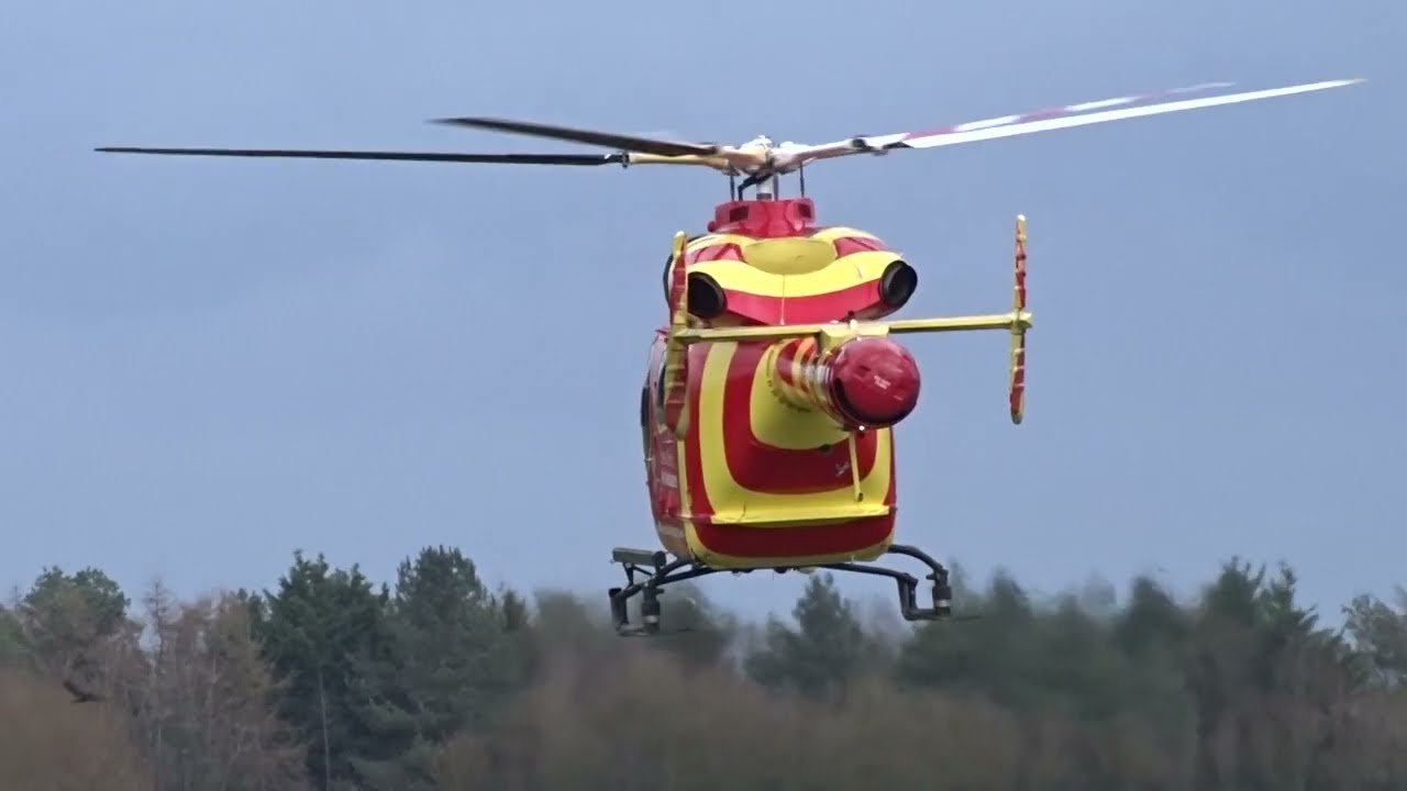 EHAA | Air Ambulance Takeoff, Helimed 07 Departs For The Final Time ...