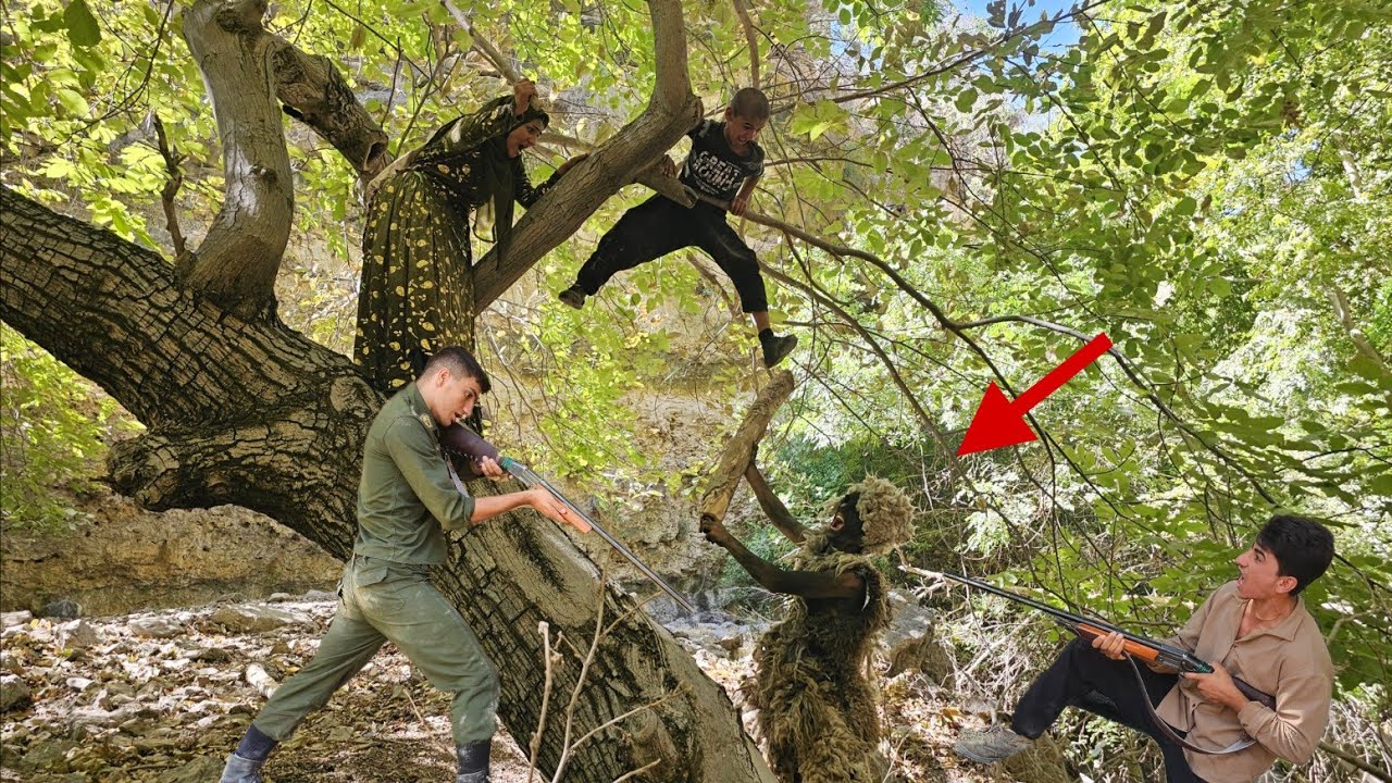 Escaping the Caveman's Claws: Amir and Tayyaba vs. the Wild One - YouTube