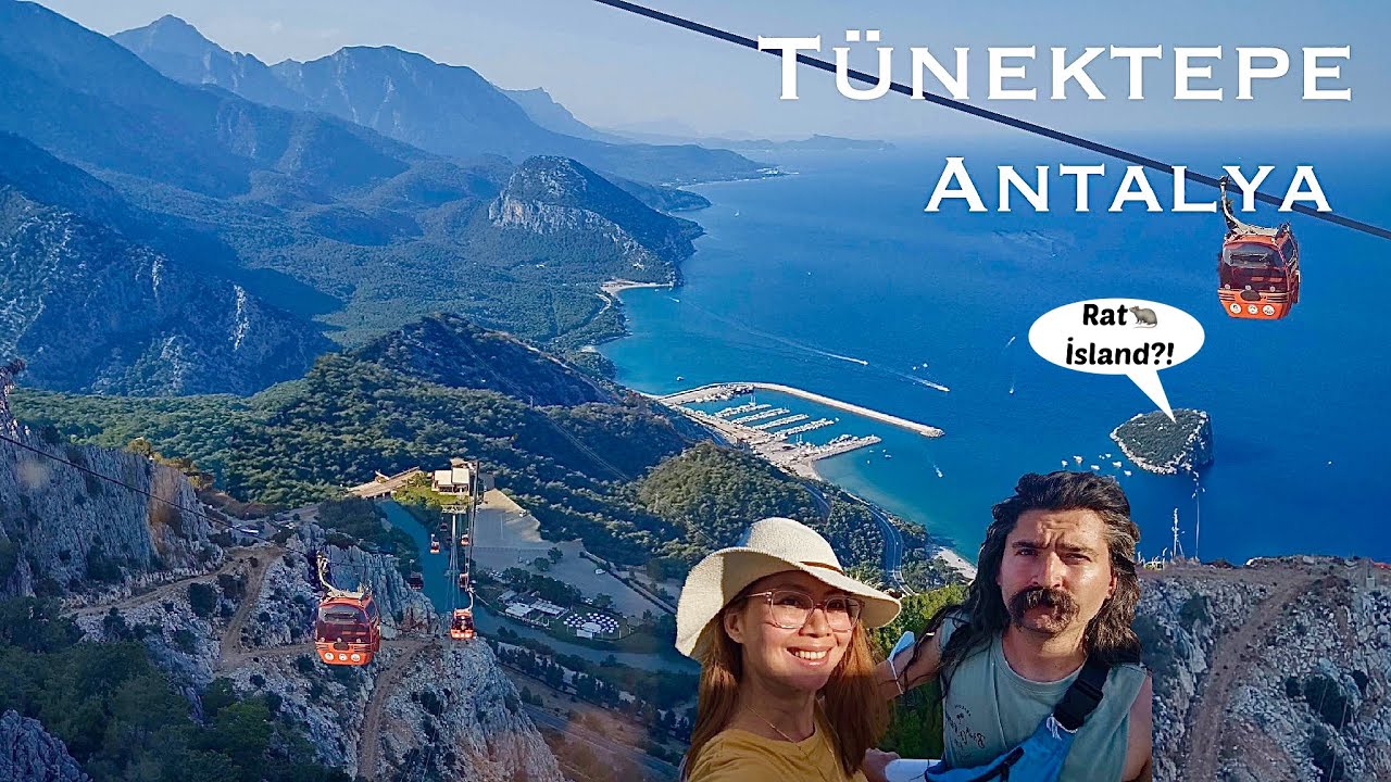 What it’s like at 600m above Antalya | Tünektepe Teleferik (Cable Car ...