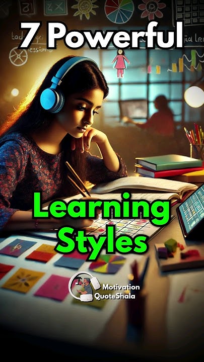 7 Best Learning Styles 🔥 Study Tips for Students #studytips # ...