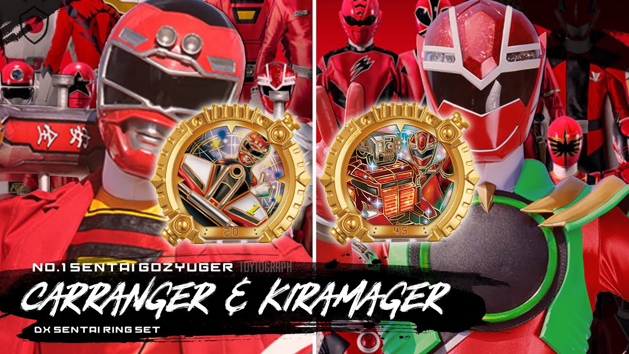 RED RACER • KIRAMAI RED - NO.1 SENTAI GOZYUGER - DX SENTAI RING ...