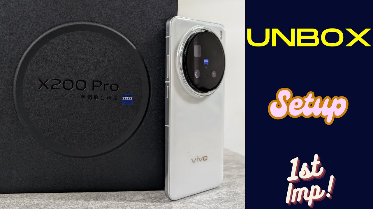 Vivo X200 Pro - Unboxing & Setup - YouTube