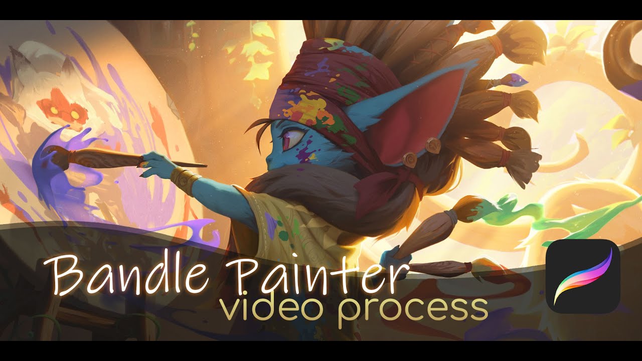 Yordle Painter - video process - YouTube