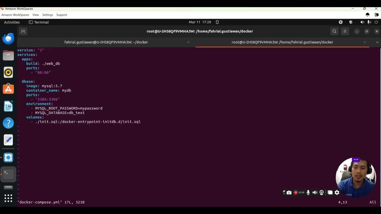 membuat banyak container dengan docker compose - YouTube