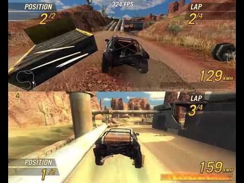 FlatOut 2 SPLITSCREEN ON PC MOD (DL in desc) - YouTube