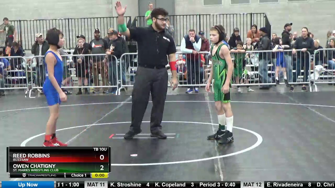 TB 10U 71-73 Reed Robbins Buzzsaw Vs Owen Chatigny St. Maries Wrestling ...