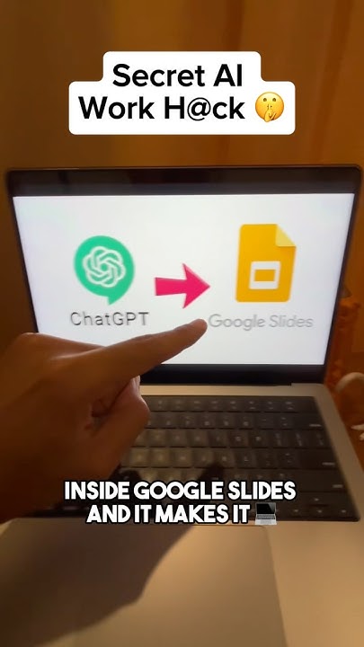 Put ChatGPT inside Google Slides 😈 #ai #artificialintelligence #aitools #aihacks #chatgpt #tech ...