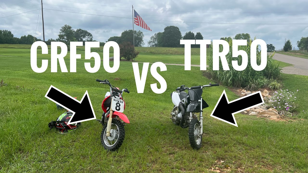 TTR 50 VS CRF 50 Who Will Win - YouTube