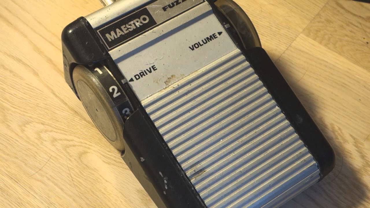 vintage Maestro MFZ1 fuzz - YouTube