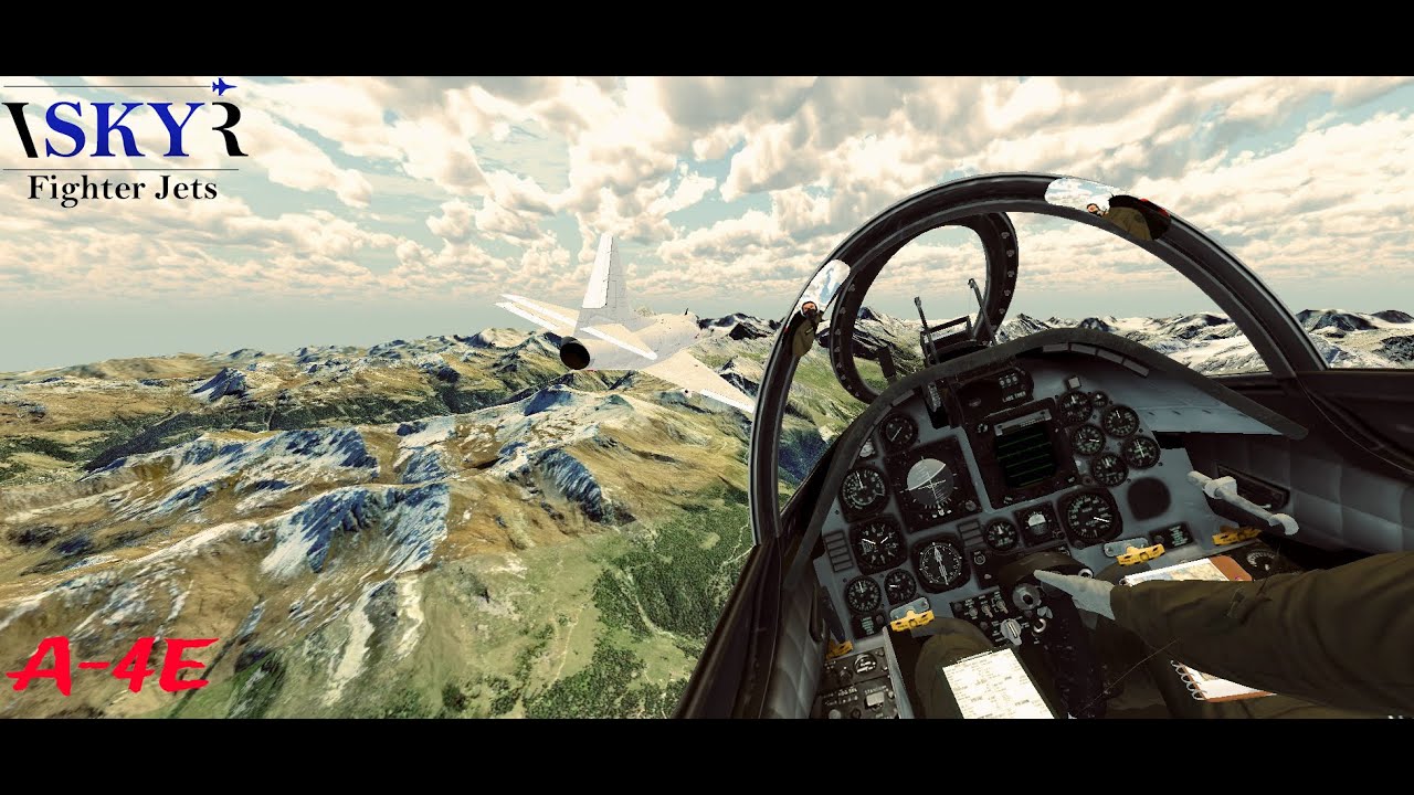 VR Flight with A-4E in VR SKY Fighter Jets 2024 - YouTube