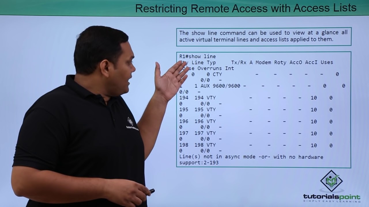 Restricting Remote Access & Modifying Access Lists - YouTube