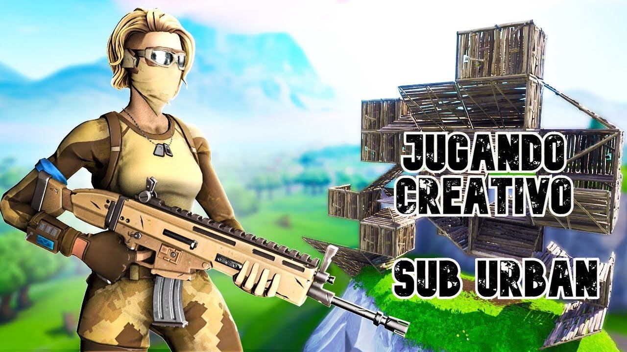 Primer Vídeo Fortnite/ Jugando Modo Creativo Con Amigos/ Sub Urban ...