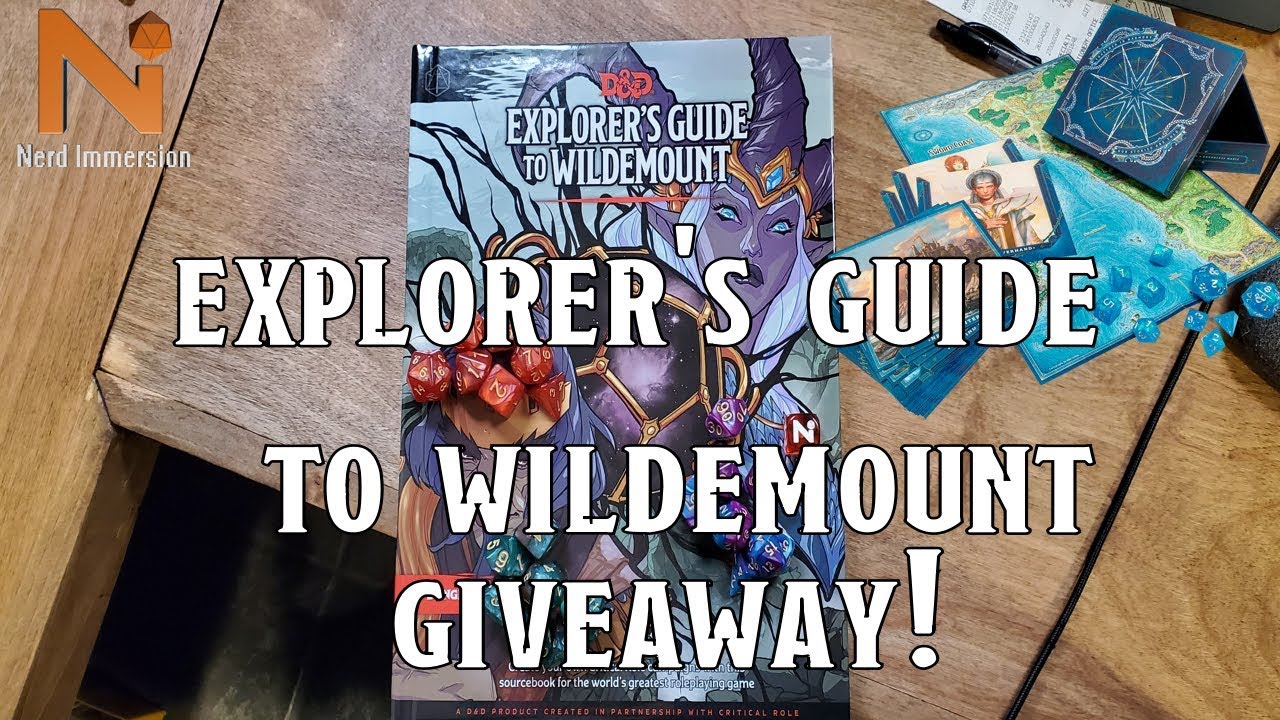 Explorer's Guide to Wildemount Giveaway! | Nerd Immersion - YouTube