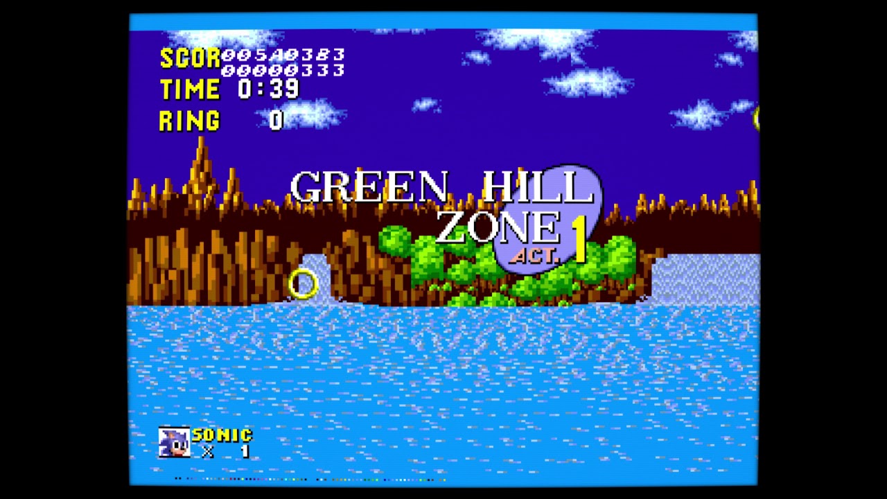 Sonic 1 Beta - Unused Level Layout (Green Hill chunks) - YouTube