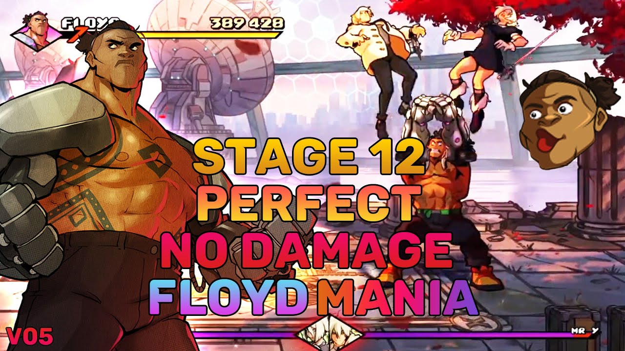 SoR4 - Floyd Mania - Stage 12 - Perfect No Damage [ 7:18 IGT - 149,470 ...