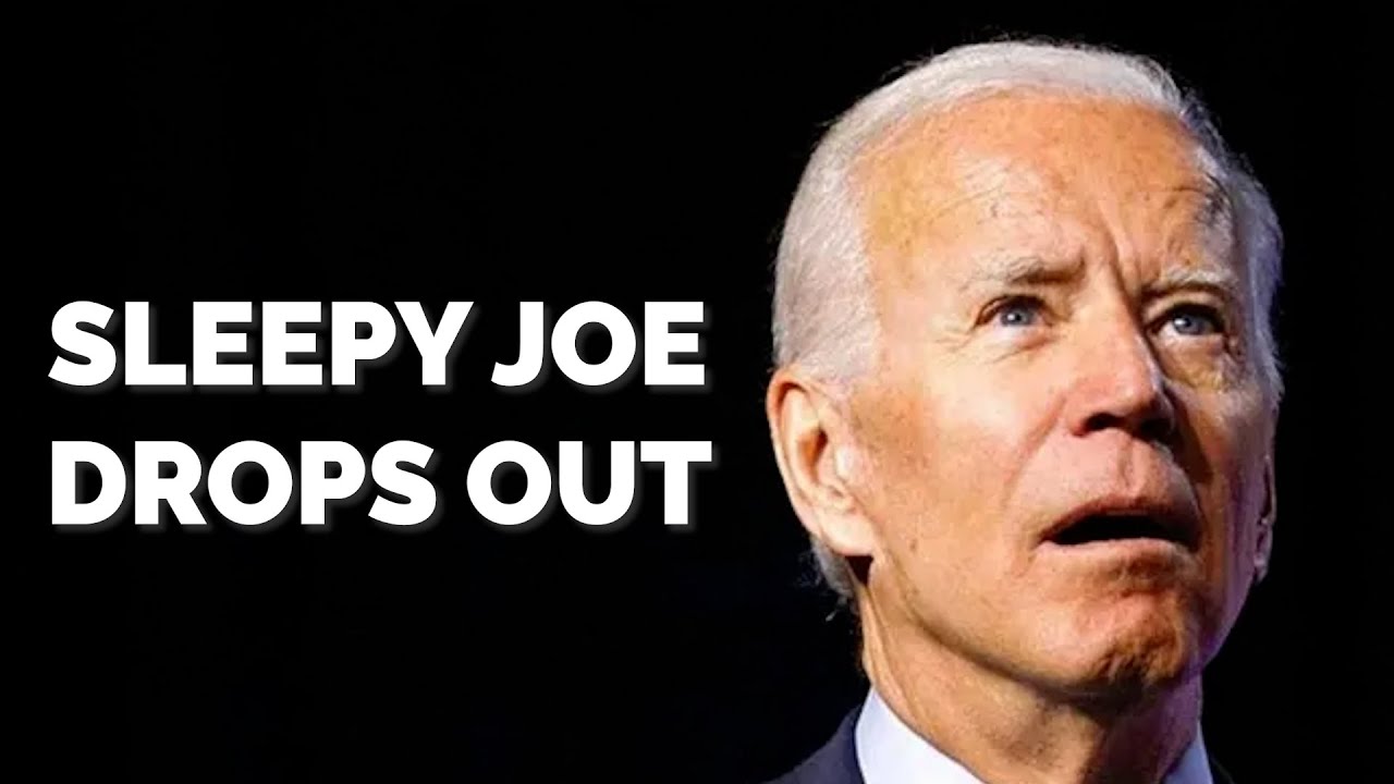 SLEEPY JOE BIDEN DROPS OUT - YouTube