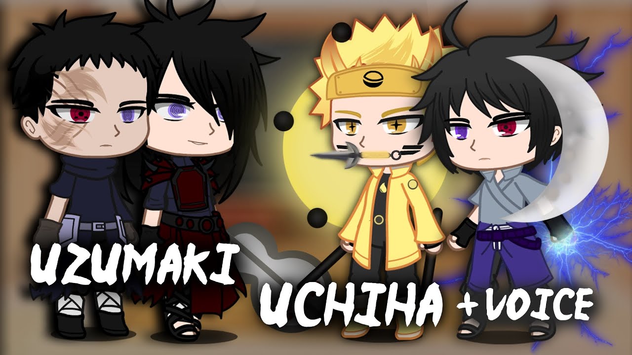 React to Naruto and Sasuke |uchihaI|shippuden||gacha club|| - YouTube