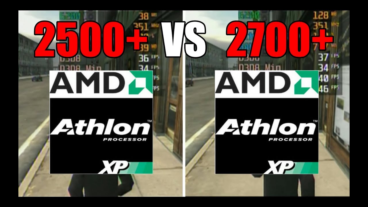 AMD Athlon XP 2500+ (1.833GHz) vs Athlon XP 2700+ ( 2.167GHz) Test in ...