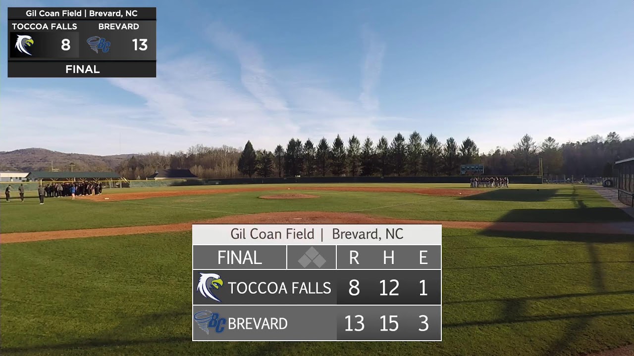 Baseball: Brevard vs. Toccoa Falls - 3/19 | 3:30 PM - YouTube