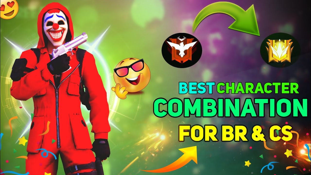 Top 3 Secret Best Character Combination🤯Free Fire BR Ranked & CS Ranked ...