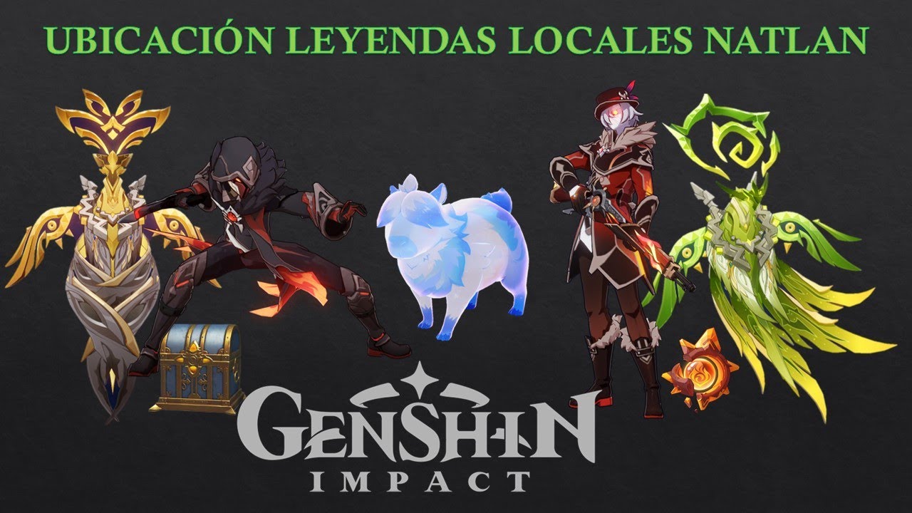 Ubicación 10 Leyendas Locales de Natlan - Genshin Impact - YouTube