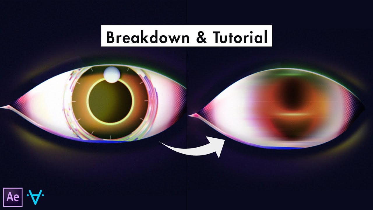 Animating an Eye Rolling in Socket | After Effects Workflow Breakdown ...