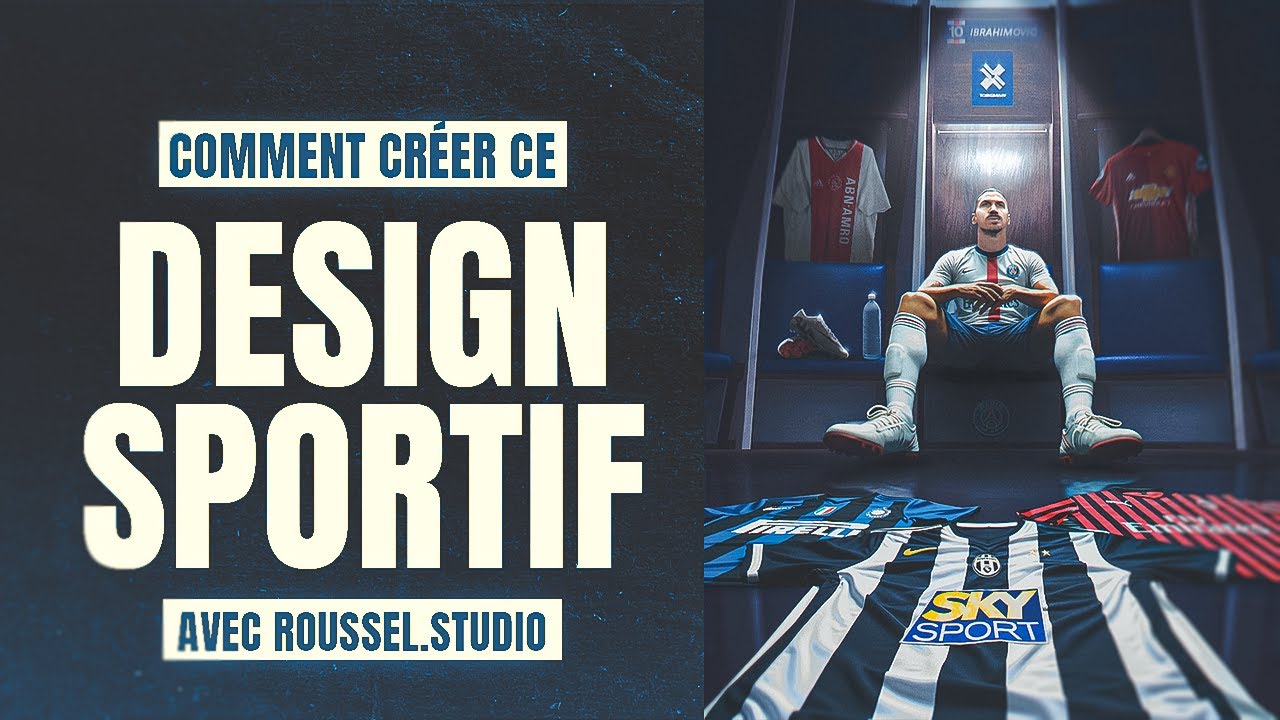 Comment créer ce design sportif [by Roussel.Studio] - YouTube